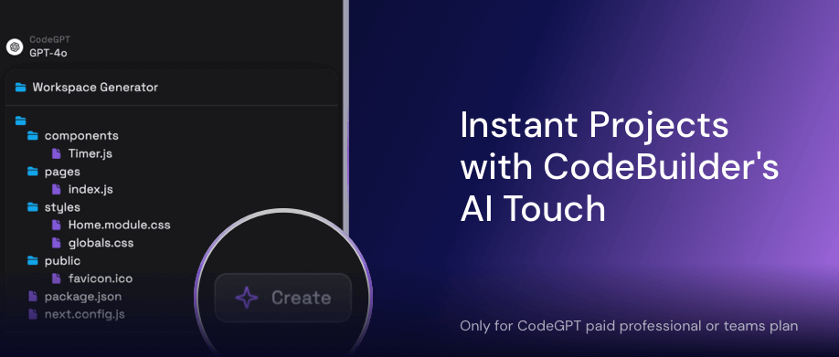 CodeBuilder: The next-gen coding tool | CodeGPT